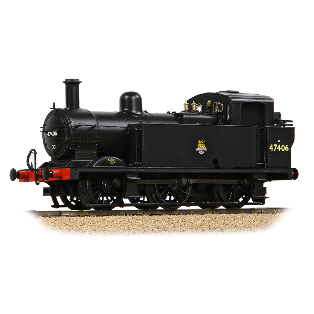Bachmann 32-231B LMS Fowler 3F (Jinty) 47406 BR Black (Early Emblem ...