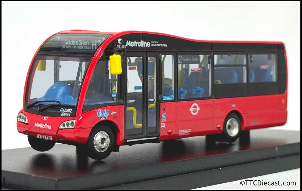 Model 1 63894 1/76 Optare Solo SR 7.9m , Metroline OS2502 Route H2 Gol ...