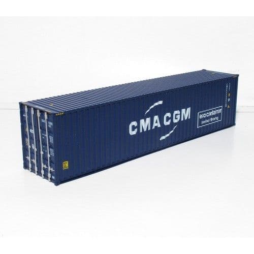 C Rail CMA CGM 40ft High Cube Container, OO Gauge (1/76) – TTCDiecast.com