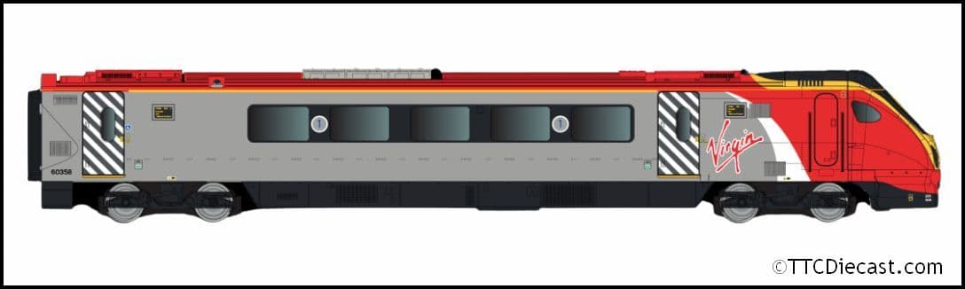 Dapol 2D-023-002 Class 221 101 'Virgin Squadron' 5 Car DMU Virgin New ...
