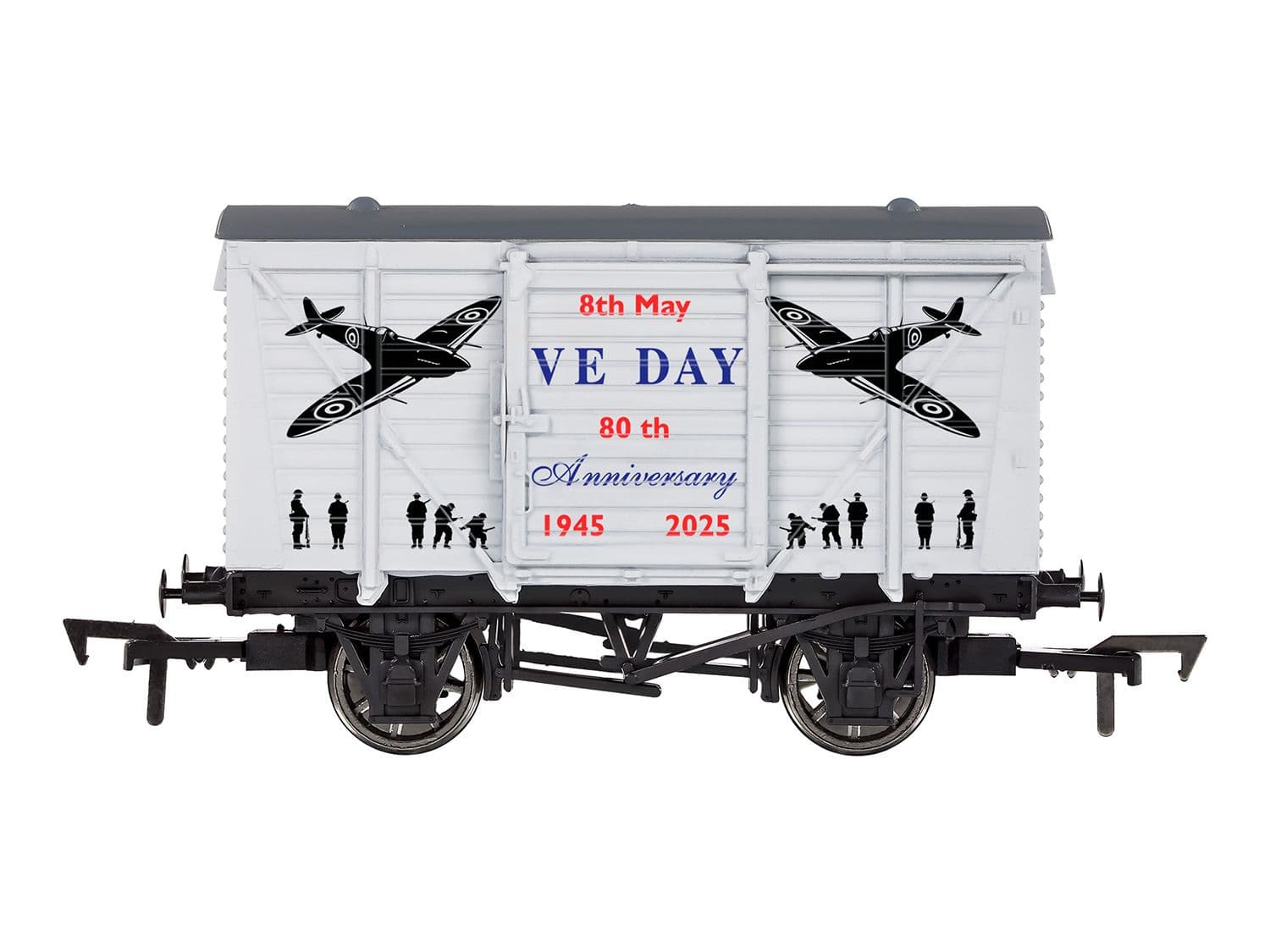 Dapol 4F-011-146 Ventilated Van VE Day 80th Anniversary Airforce OO Ga ...