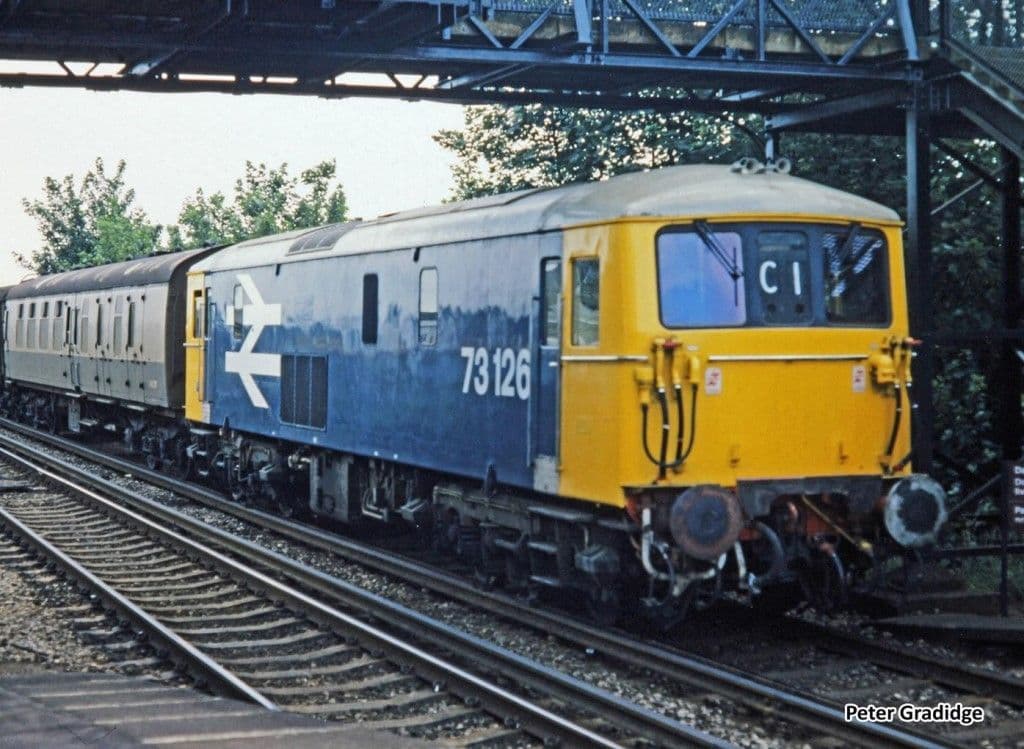 GM Collection GM2210208 Class 73 126 BR Large Logo Blue N Gauge - PRE ...
