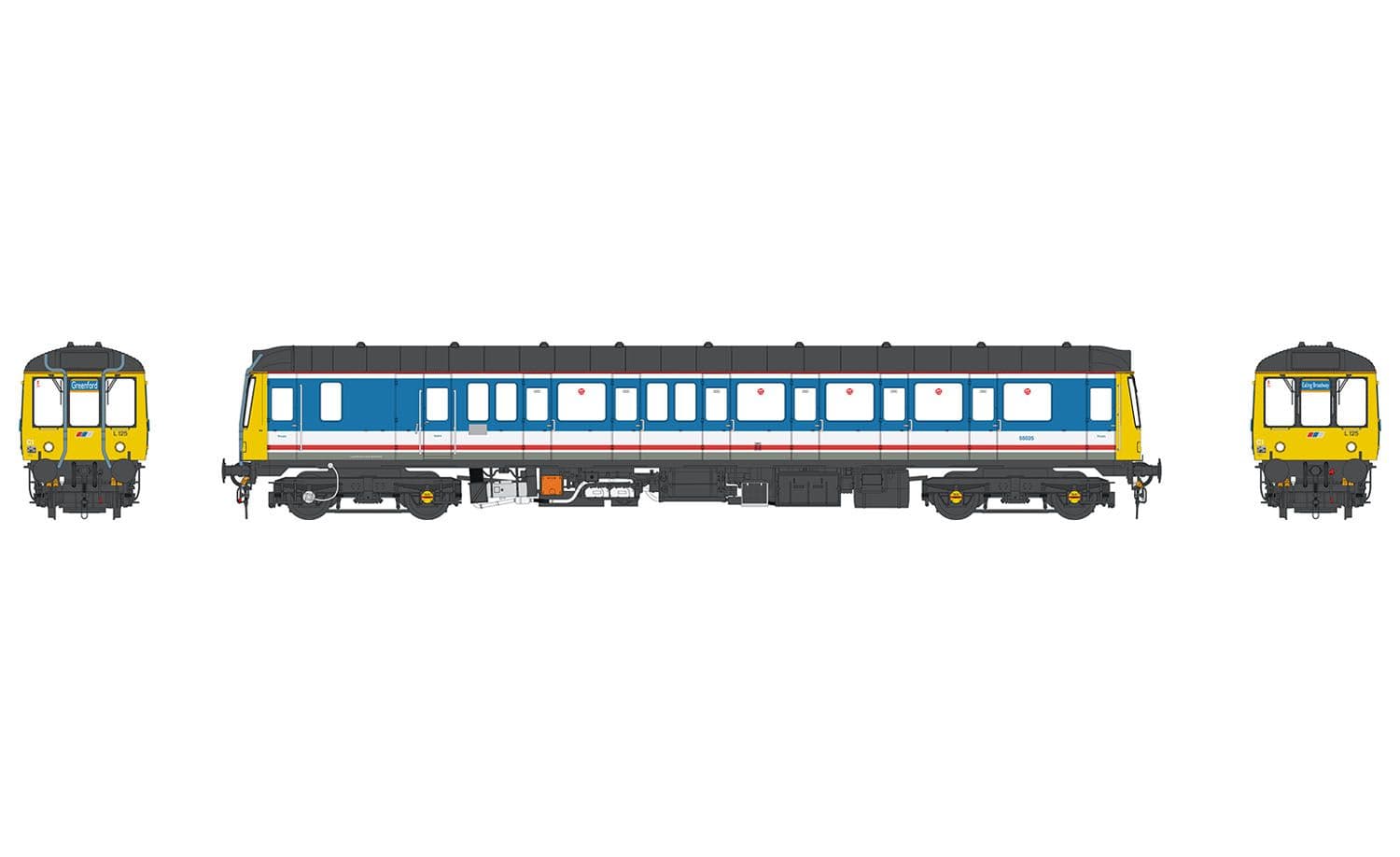 Heljan 1214 Class 121 Diesel Railcar 55025 Network SouthEast Revised ...