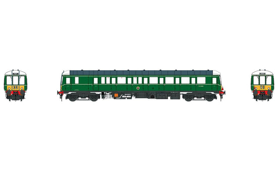 Heljan 1225 Class 122 Diesel Railcar W55004 BR Green Small Yellow Pane ...