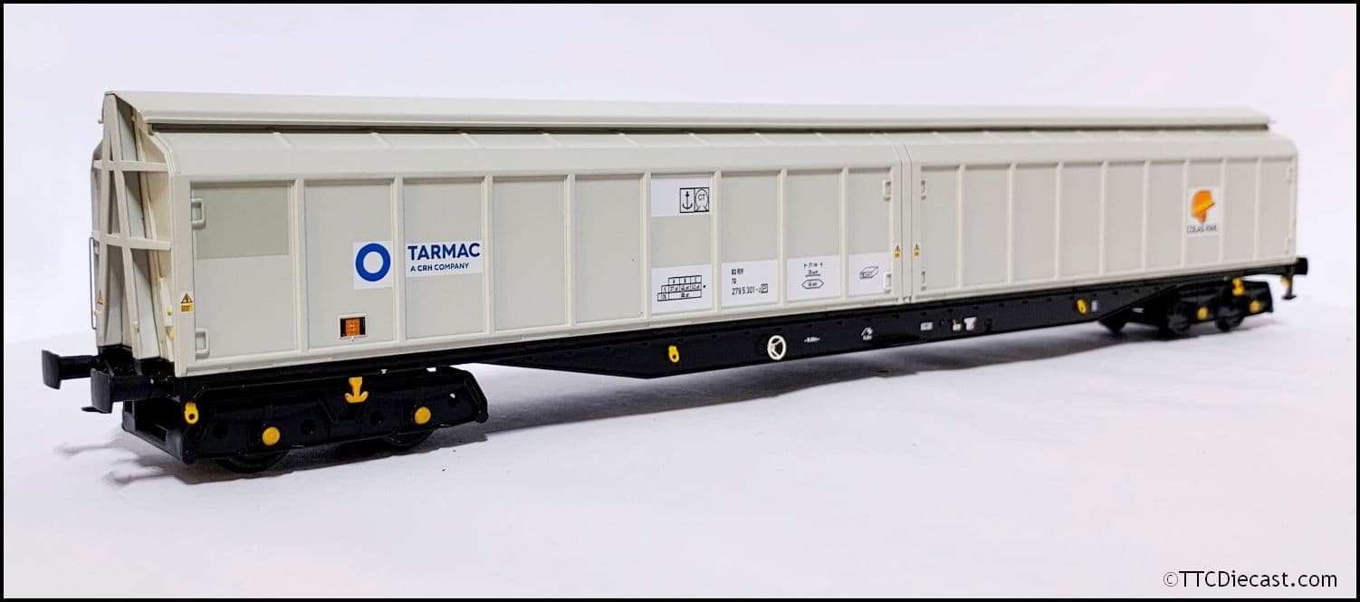 Heljan 5022 Cargowaggon IWB Bogie Van Colas/Tarmac Grey, OO Gauge *LAS ...