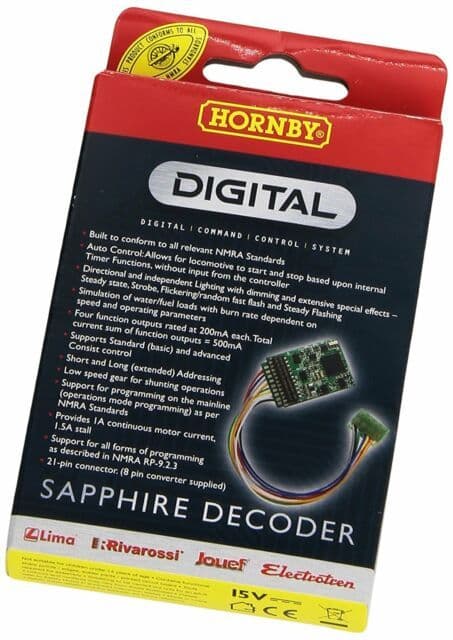Hornby R8245 8 Pin Sapphire Decoder *LAST FEW* – TTCDiecast.com