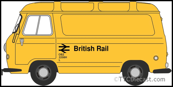 Oxford 76J4002 BMC J4 Van British Rail – TTCDiecast.com
