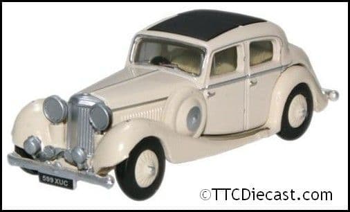 Oxford 76JSS001 Jaguar SS 2.5 Saloon - Cream *LAST FEW* – TTCDiecast.com