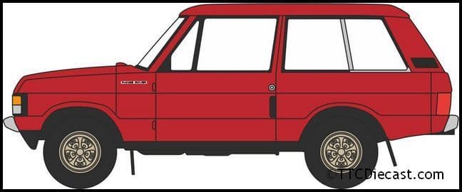 Oxford 76RCL003 Range Rover Classic Masai Red – TTCDiecast.com