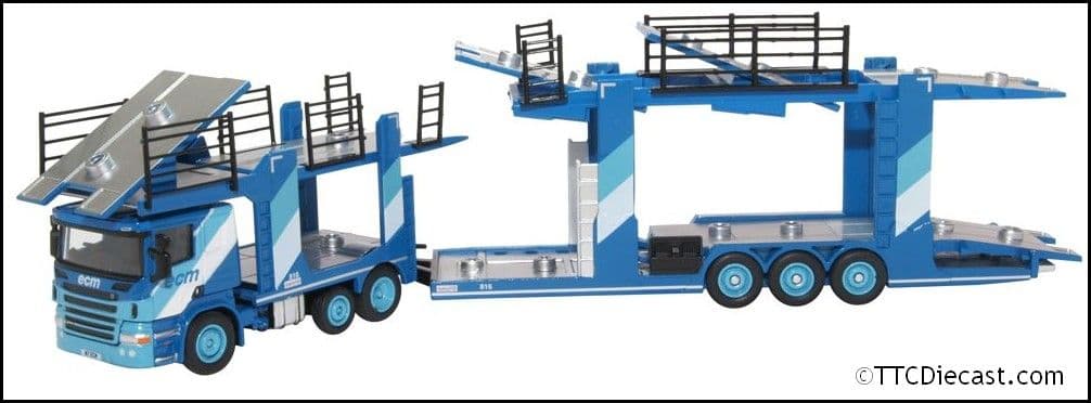Oxford 76SCT006 Scania Car Transporter - ECM – TTCDiecast.com