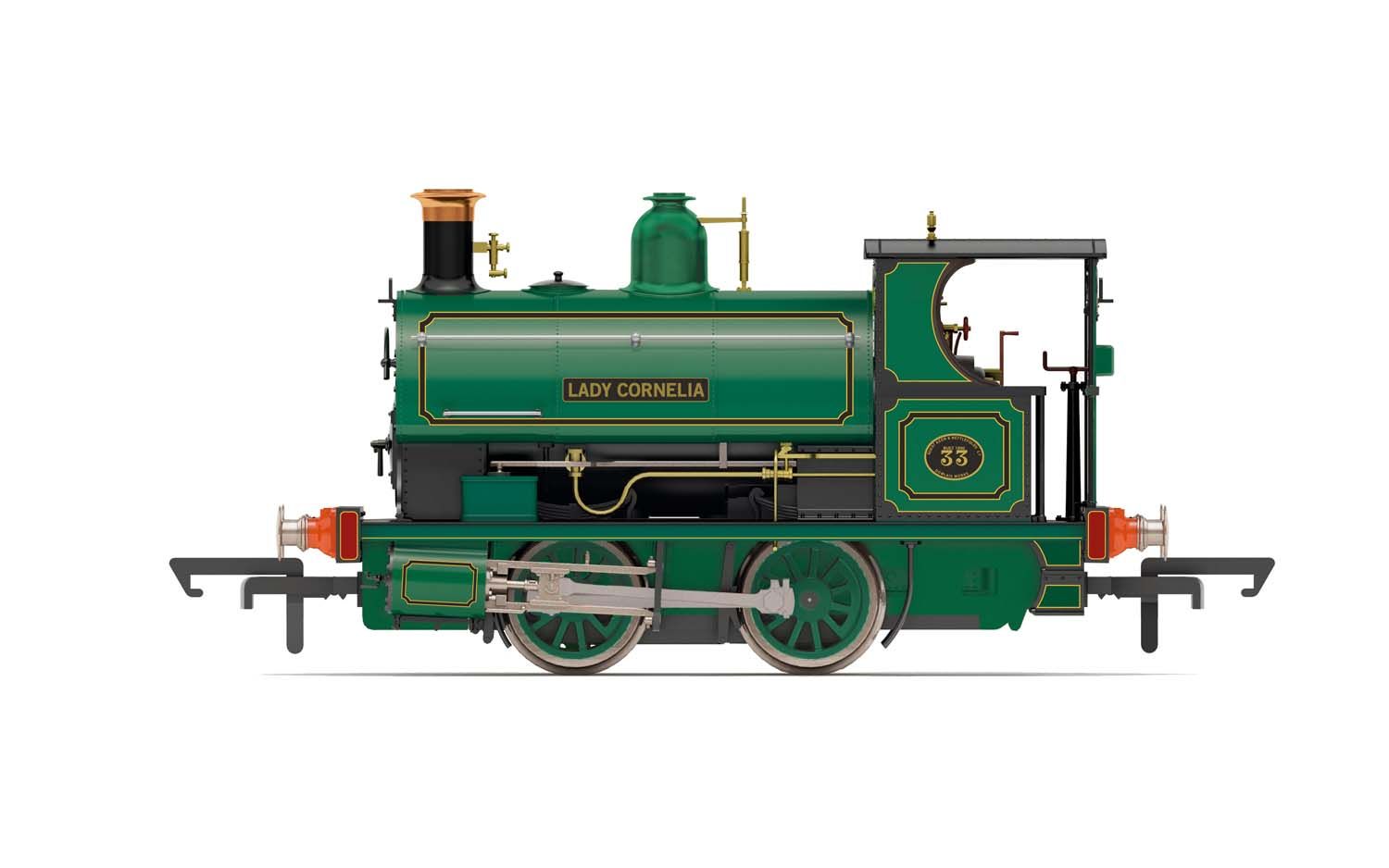 Hornby R3869 Dowlais Ironworks Peckett W4 Class 0-4-0ST 33 Lady Cornel ...
