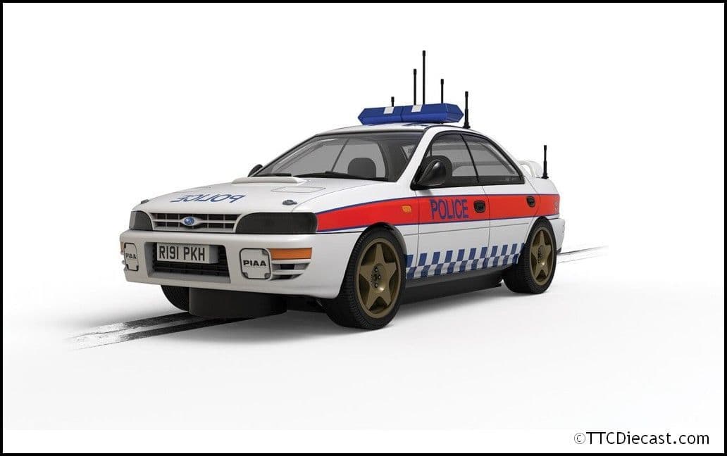Scalextric C4429 Subaru Impreza WRX - Police Edition – TTCDiecast.com