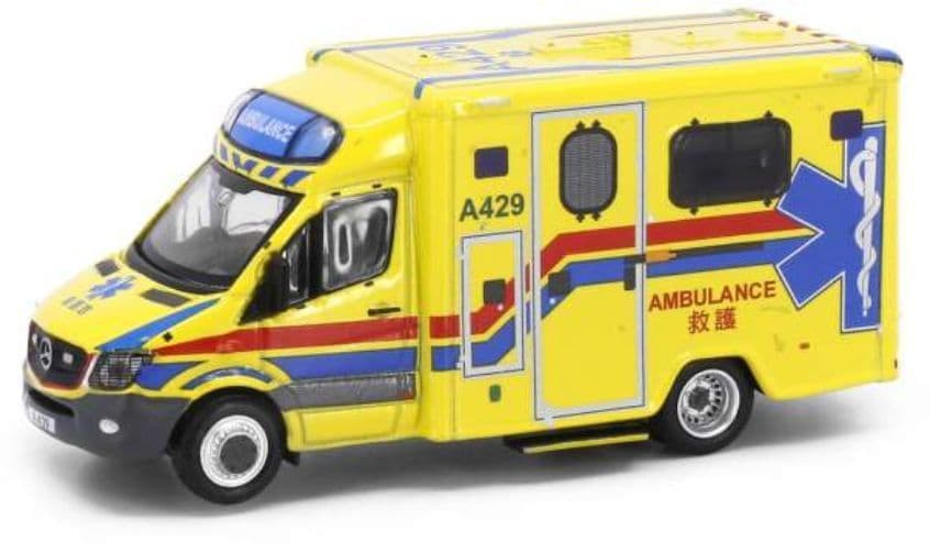 Tiny ATC65078 Mercedes Benz Sprinter FL HKFSD Ambulance 1:76 Scale *PR ...